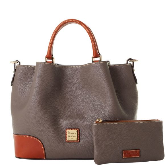Dooney & Bourke | Bags | Dooney Bourke Pebble Grain Brenna Elephant ...